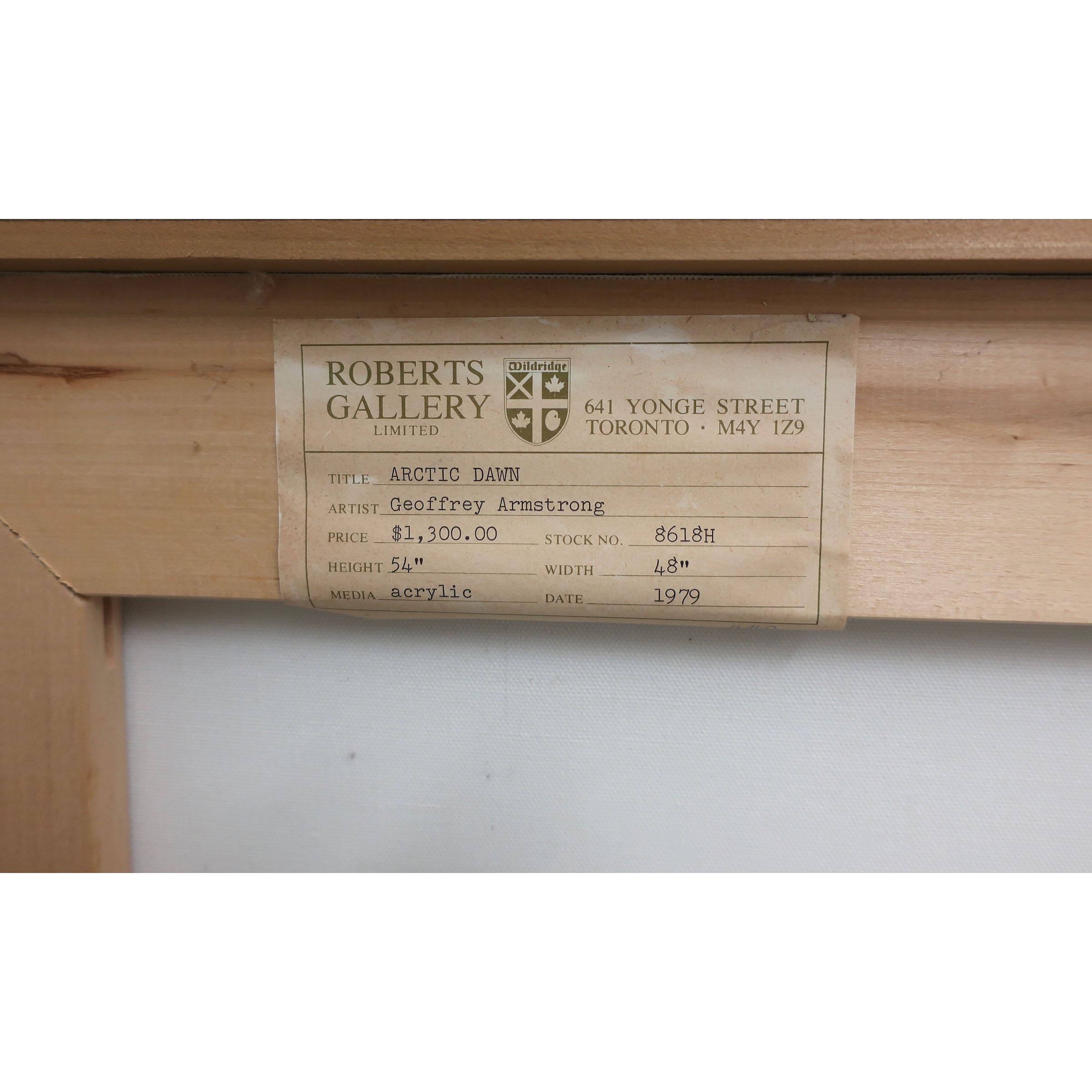 Geoffrey David Armstrong | ARCTIC DAWN - BAFFIN ISLAND (1979) | MutualArt