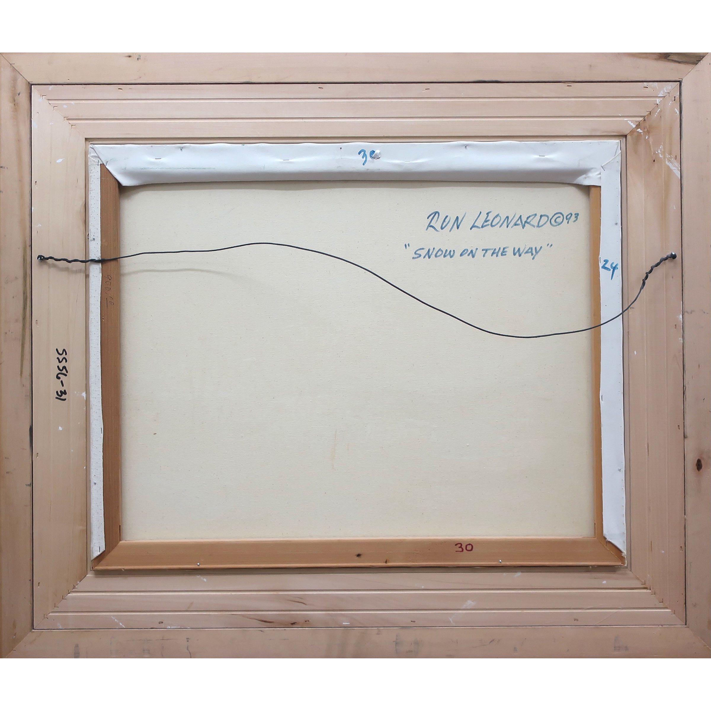 Ron Leonard | SNOW ON THE WAY | MutualArt