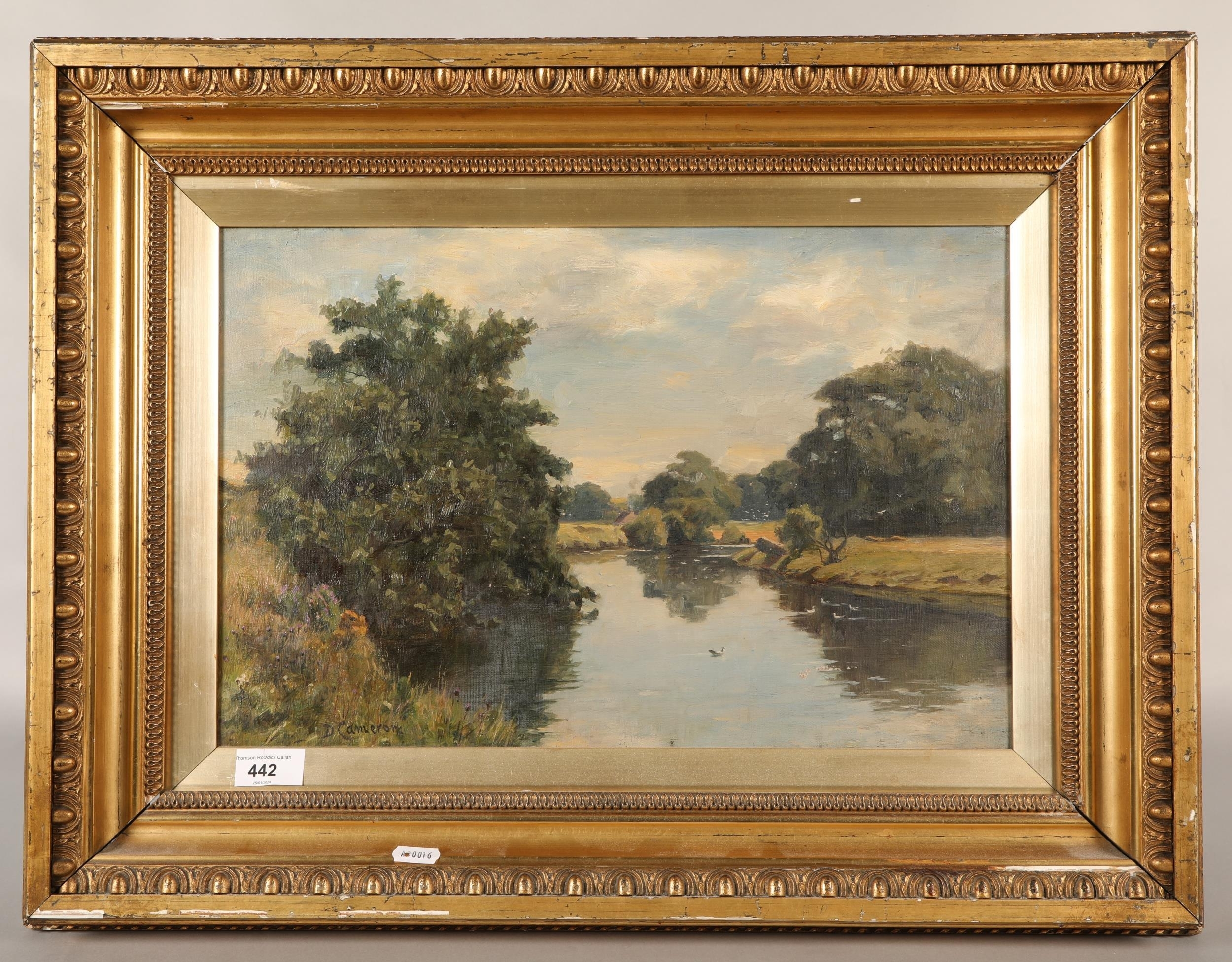 Duncan Cameron | river landscape by Duncan Cameron | MutualArt