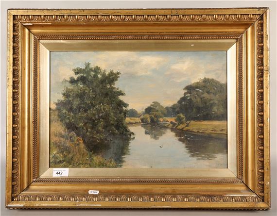 Duncan Cameron | river landscape by Duncan Cameron | MutualArt