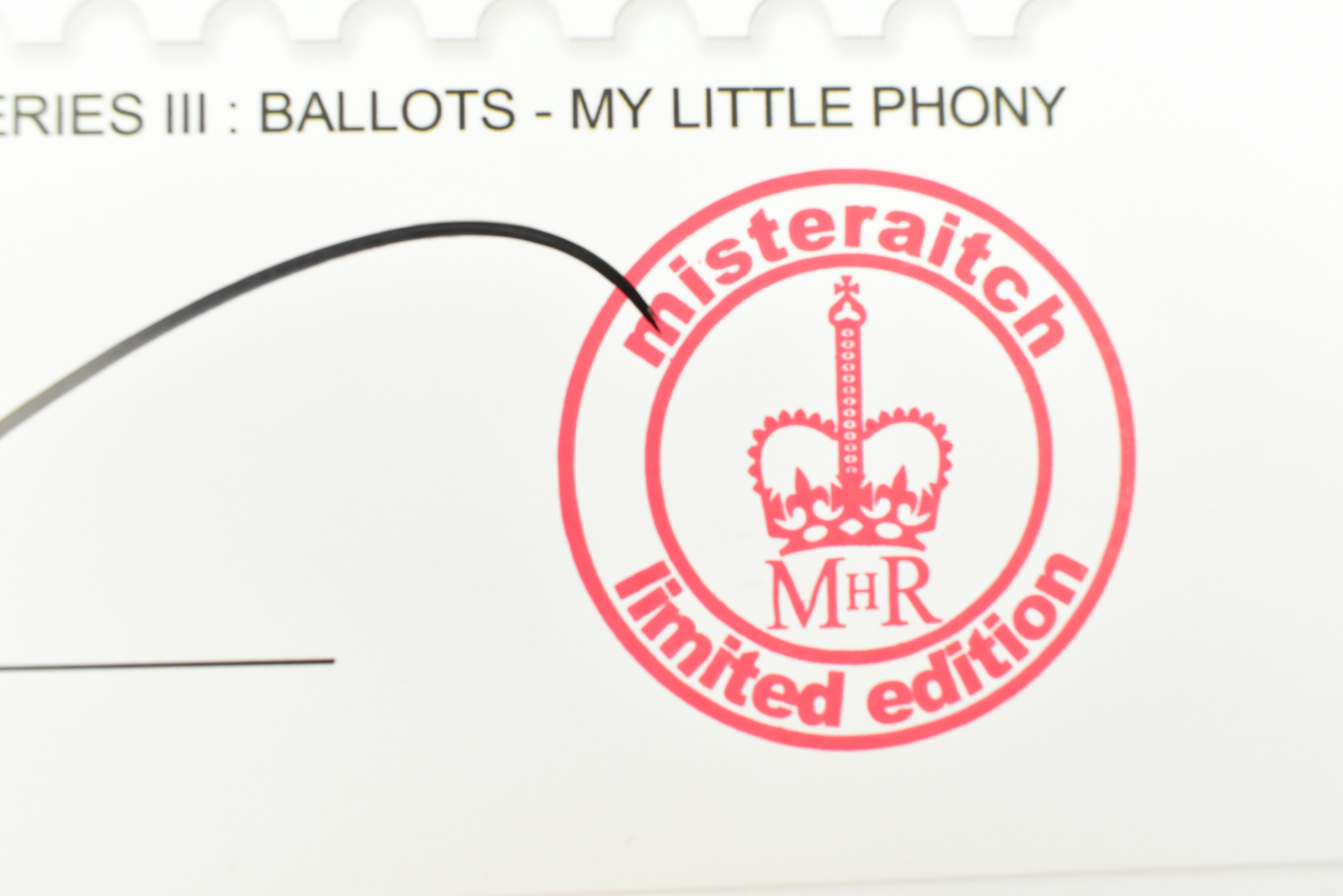Jimmy Cauty | SERIES III BALLOTS - MY LITTLE PHONY (2005) | MutualArt