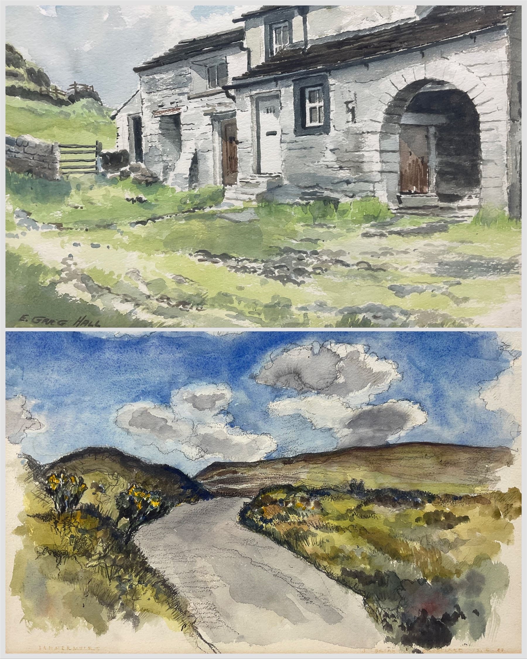J Brian Crossland | Moorland Road Landscape | MutualArt