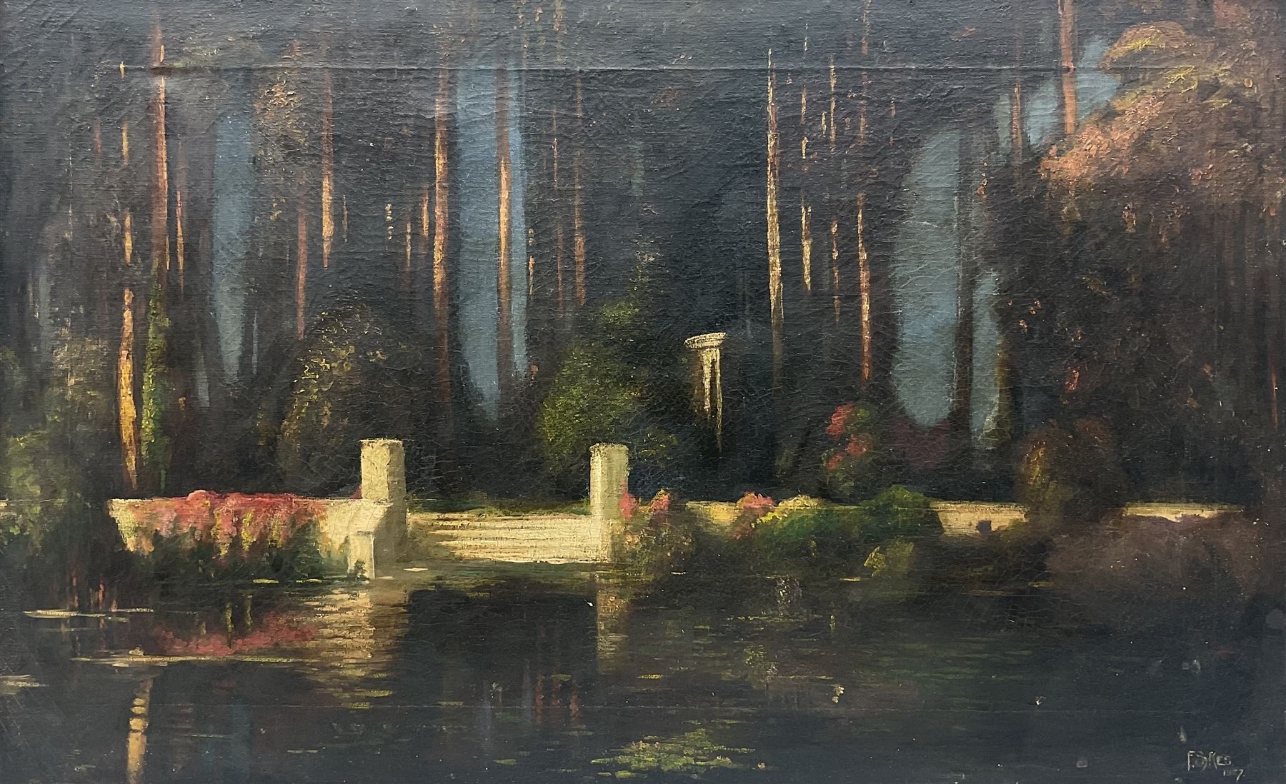 Thomas Edwin Mostyn | An enchanted garden (1923) | MutualArt