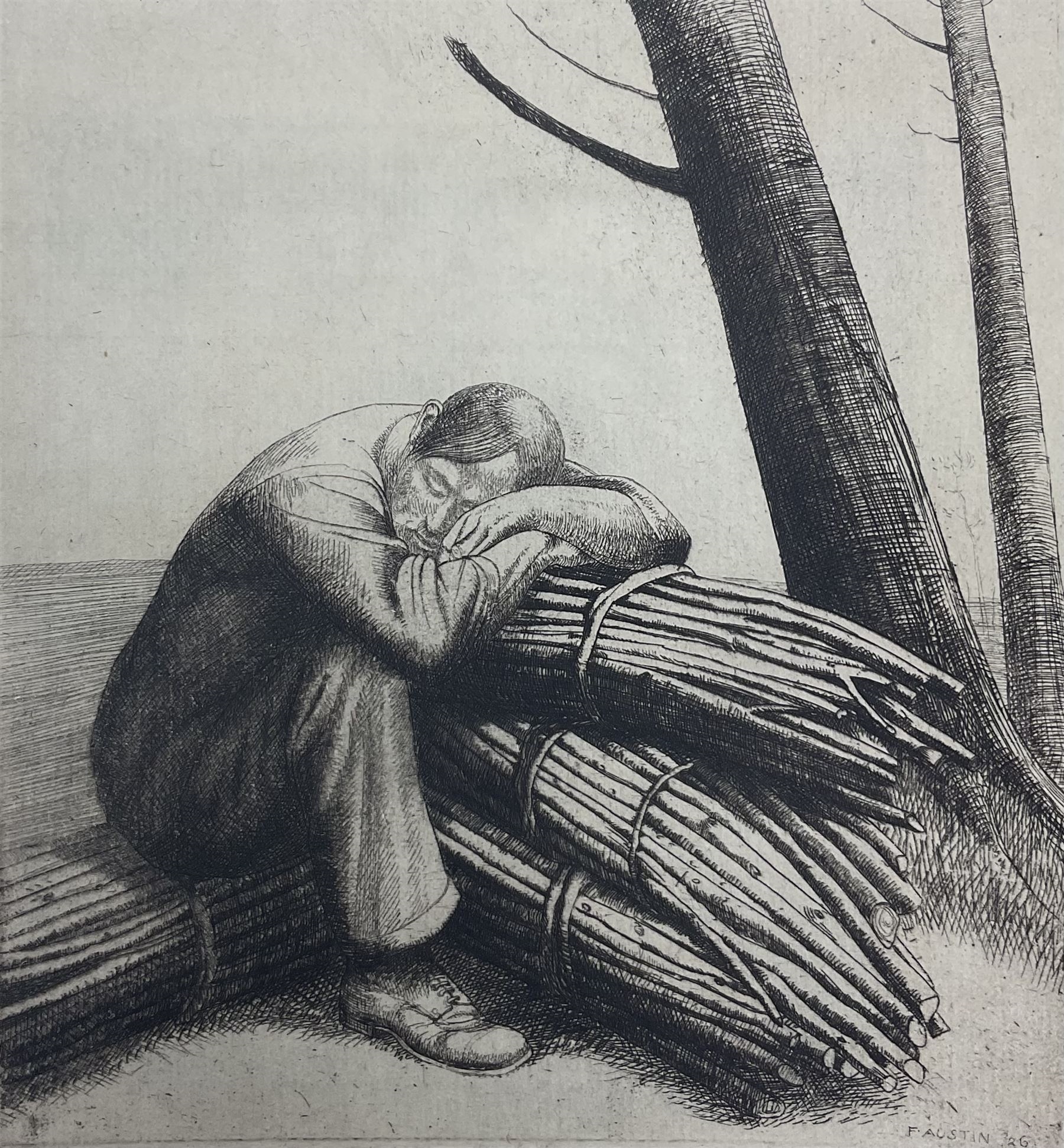 Frederick George Austin | ‘A Woodman Resting’ (1926) | MutualArt