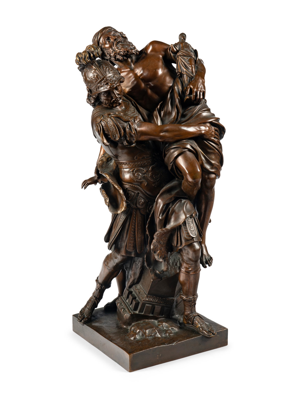 Pierre Lepautre | Aeneas Carrying Anchises from Troy | MutualArt