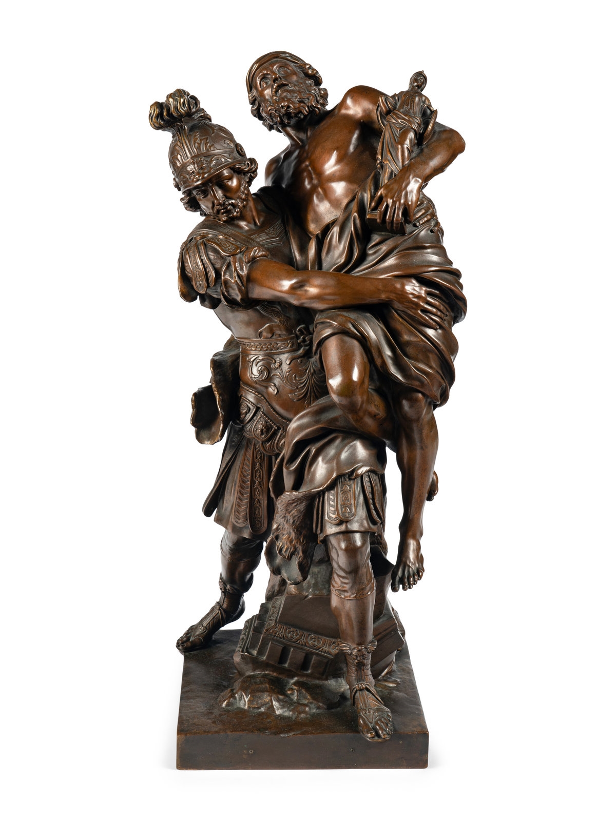 Pierre Lepautre | Aeneas Carrying Anchises from Troy | MutualArt