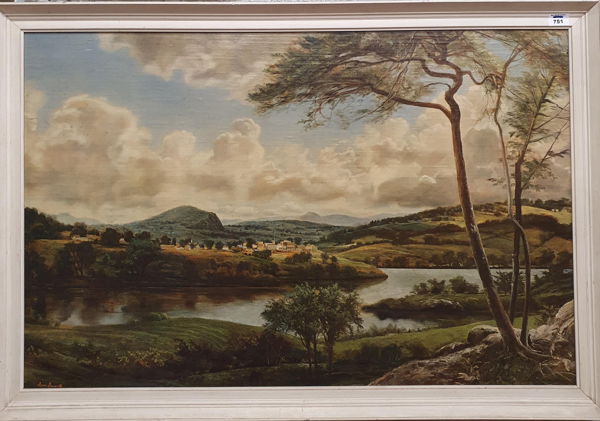 William Dean Fausett | 'River Village' | MutualArt