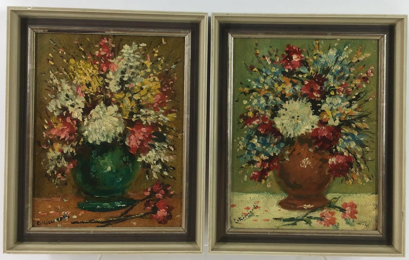 Cesare Ricciardi | Complementing tabletop floral still life | MutualArt