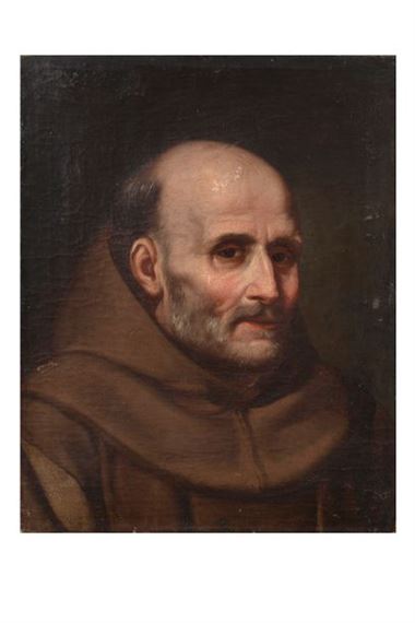 Spanish School, 17th Century | Portrait of a monk | MutualArt