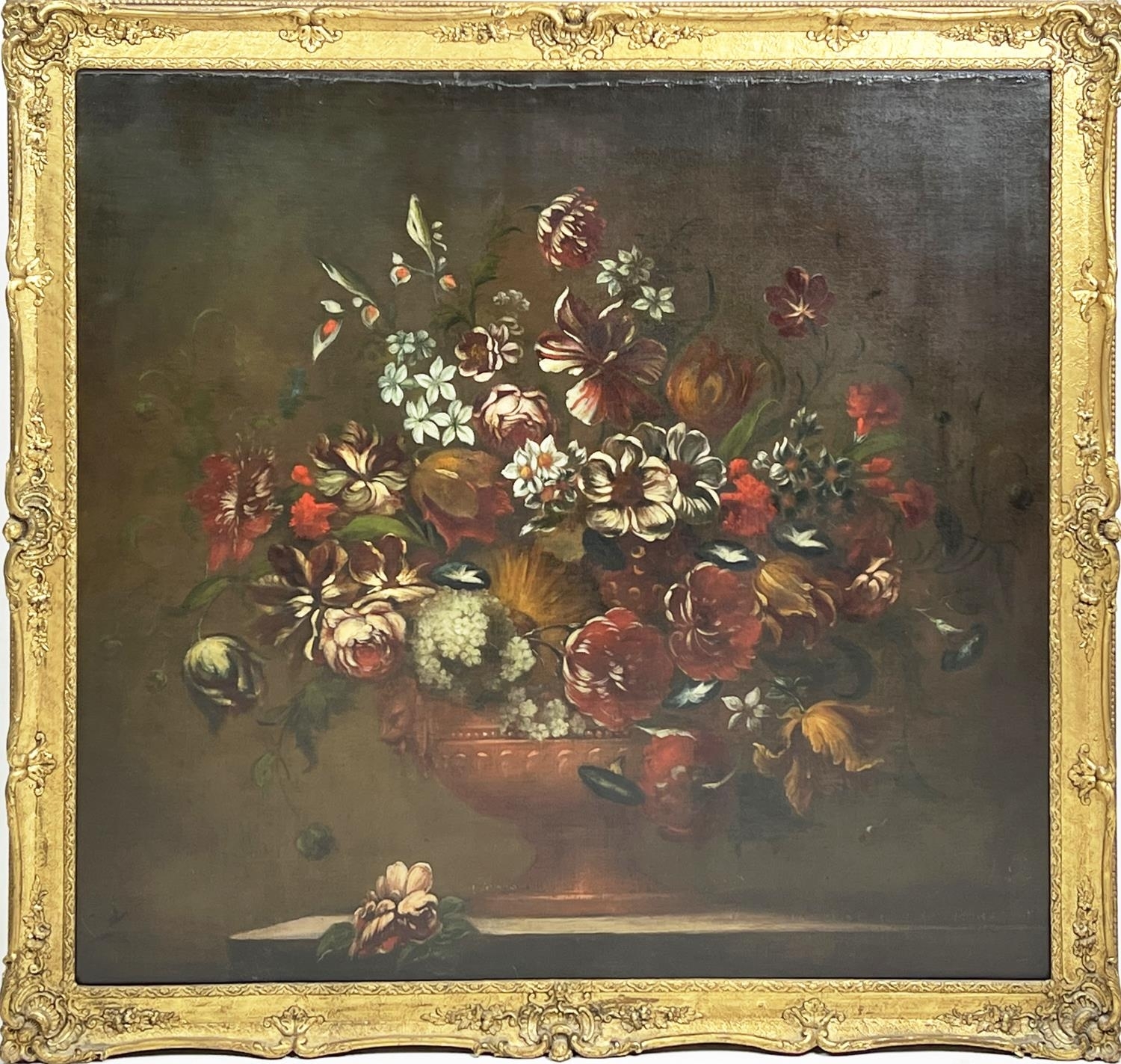 Italian School, 18th Century | 'Still Life with Flowers and Vase' (18th Century) | MutualArt