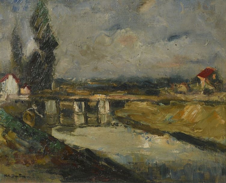 Abel Bertram | The lock Oil on canvas | MutualArt