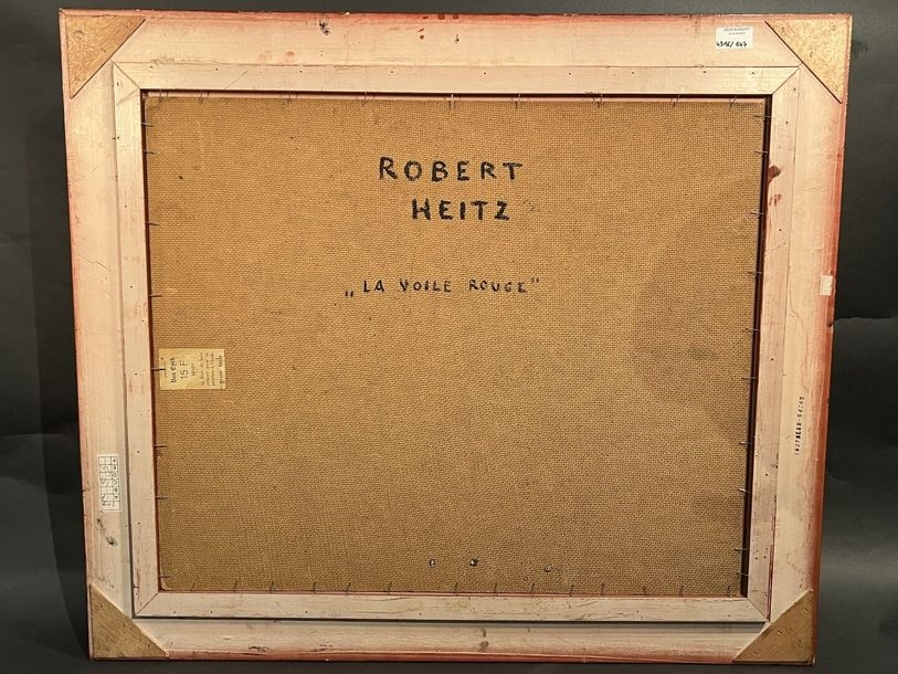 Robert Heitz | The red sail Oil on panel | MutualArt