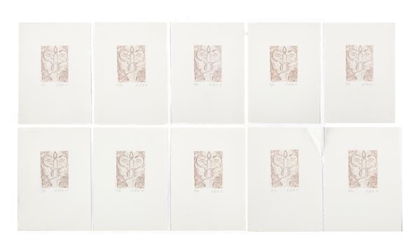 Alberto Abate | 10 incisioni di Alberto Abate | MutualArt