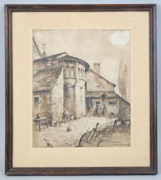 Rene Roussel | Apse of Saint-Martin d'Ardentes church (2024) | MutualArt