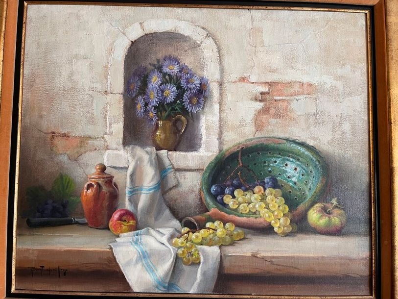 Robert Chailloux | Still life with grapes | MutualArt