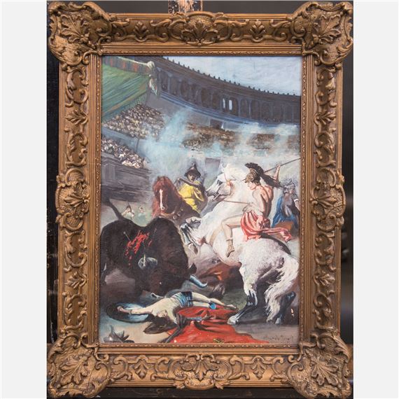 Alexandre Benoit Jean Dufay | scene from the arena | MutualArt