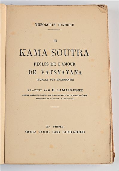 Henri Armengol | VATSYAYANA - LE KAMA SOUTRA REGLES DE L’AMOUR (1929 ...
