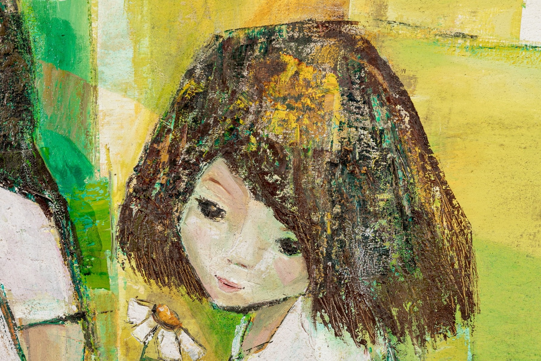 Edith E. Ferullo | HUGE Edith Ferullo (Am. 1928-2008) Oil On Canvas ...