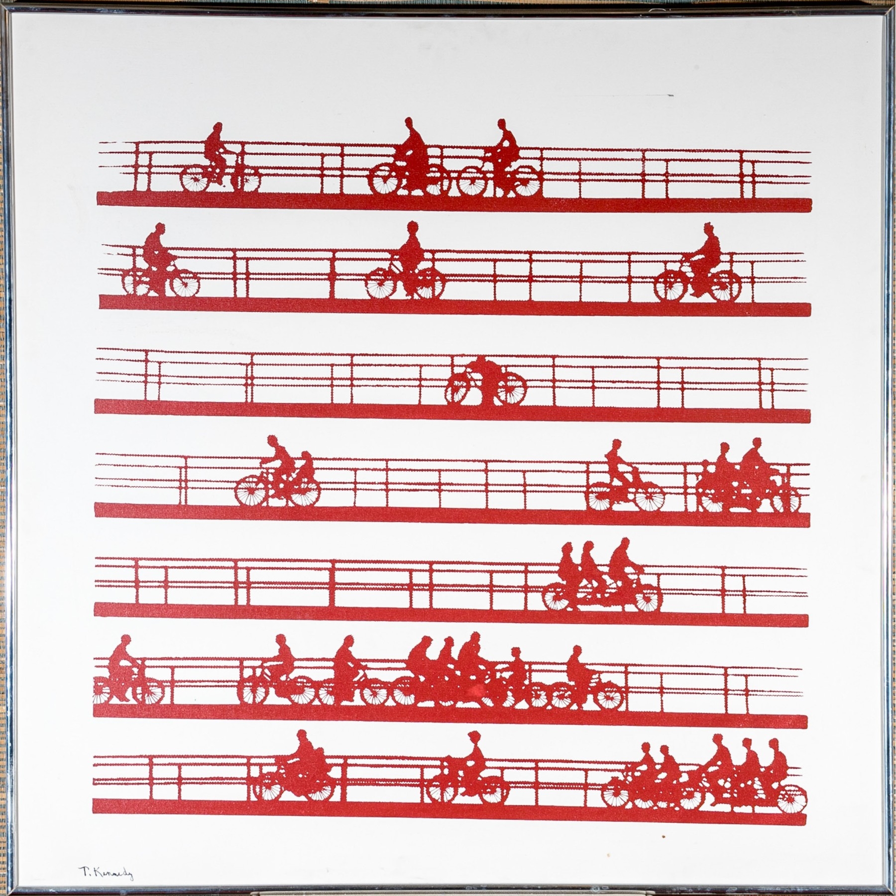 Greg Copeland | Greg Copeland - T. Kennedy Over-Sized Bicycle Print On ...
