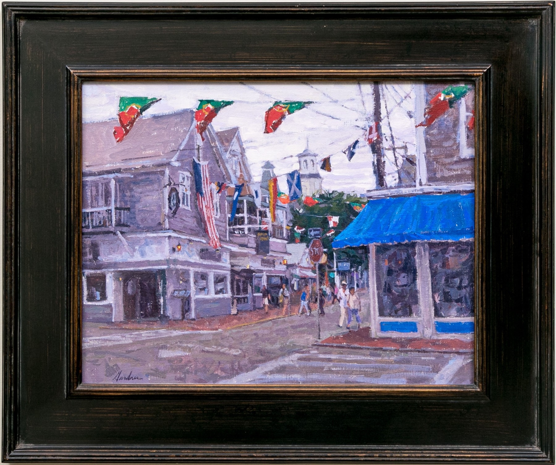 Frank Gardner | Frank Gardner, Oil On Canvas Corner Of Standish And ...