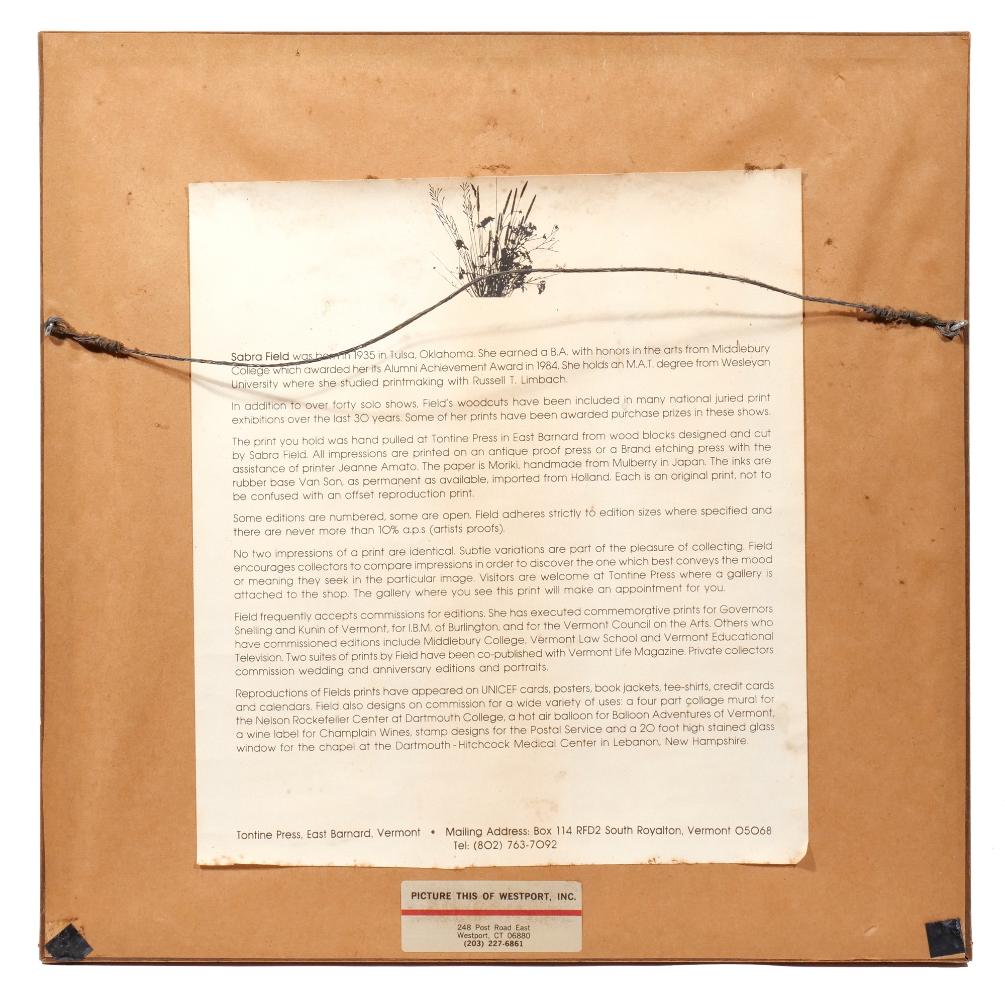 Sabra Field | Woodblock | MutualArt