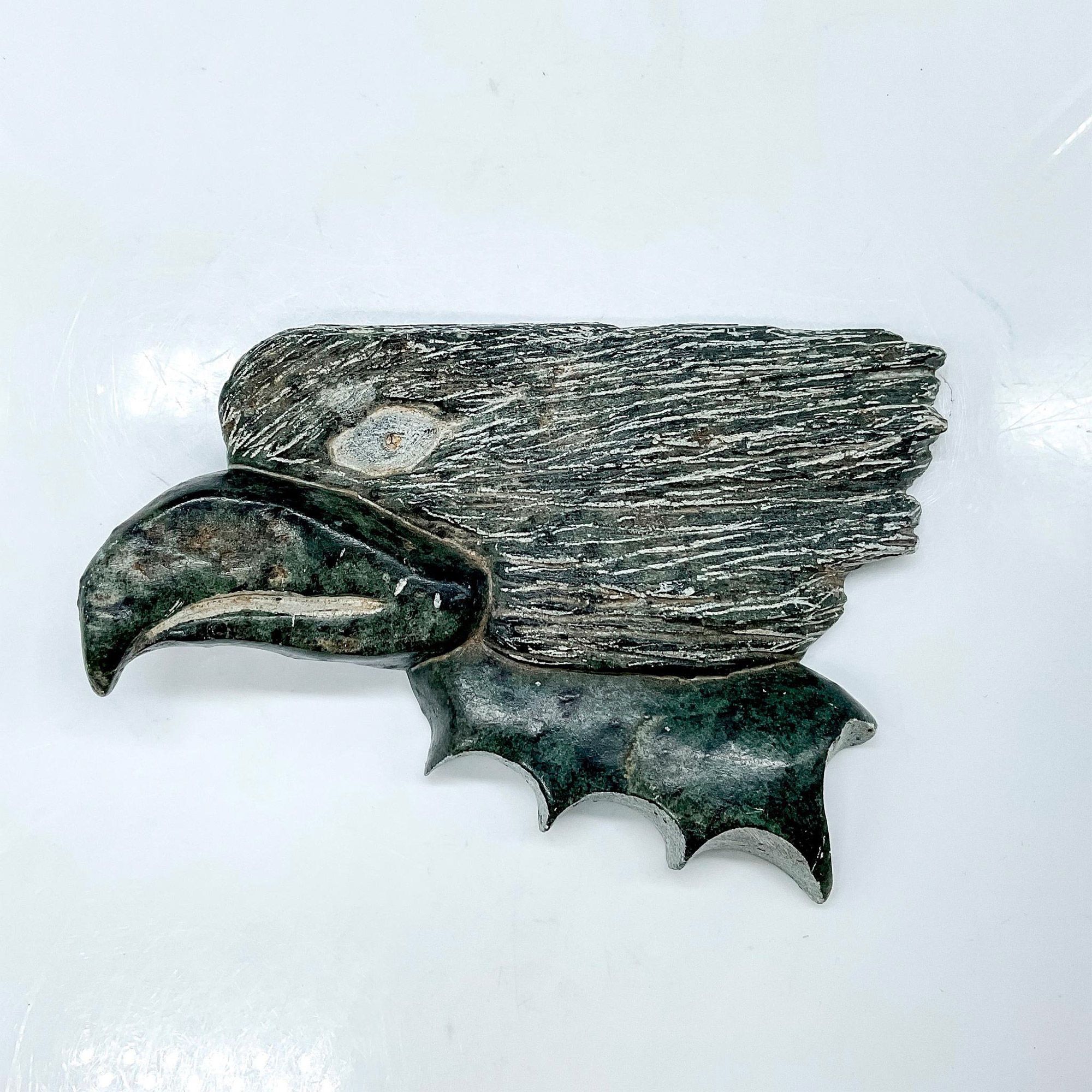 Bruce Brisson | Bruce Brisson Soapstone Eagle Sculpture, Signed (1996 ...