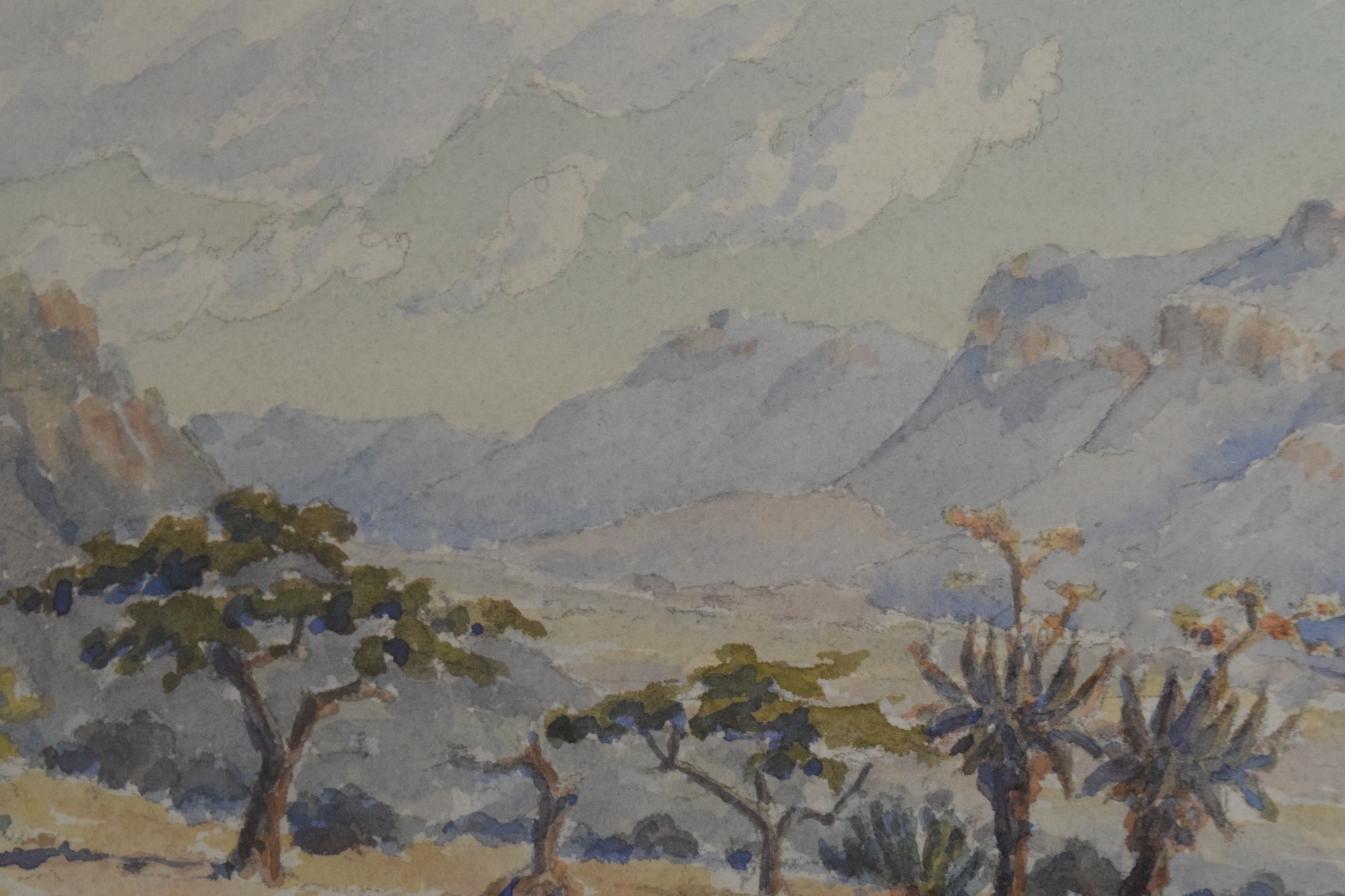 Johannes G. Borman | - Watercolour - South African landscape | MutualArt