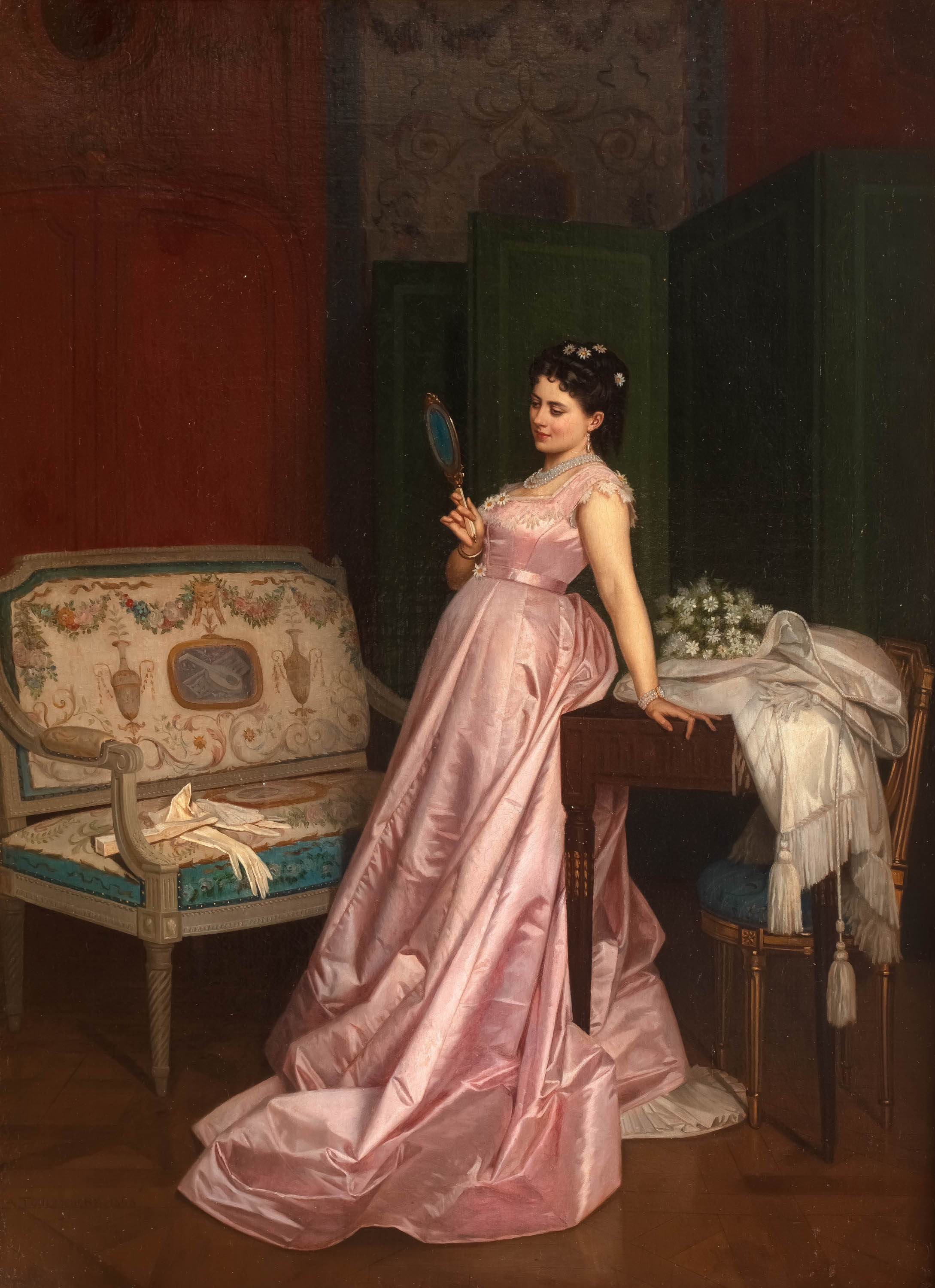 Auguste Toulmouche | The private view | MutualArt