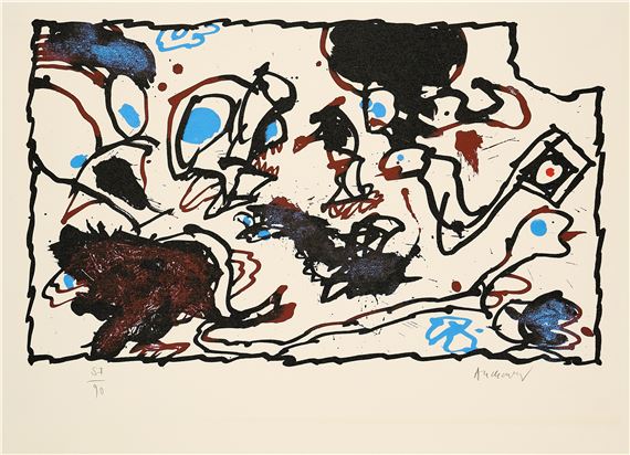 Pierre Alechinsky | Untitled. | MutualArt