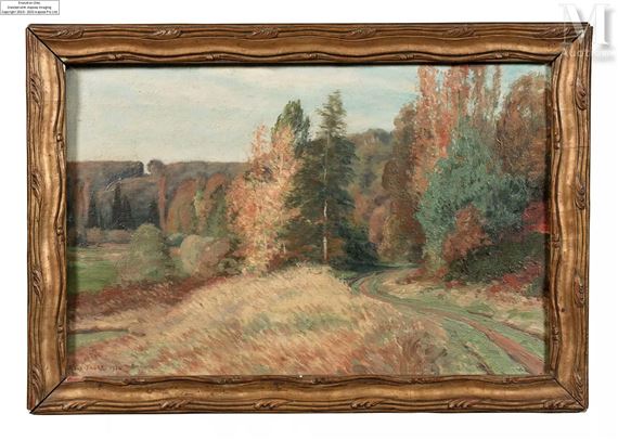 Emile Roux | Paysage automnal (1922) | MutualArt