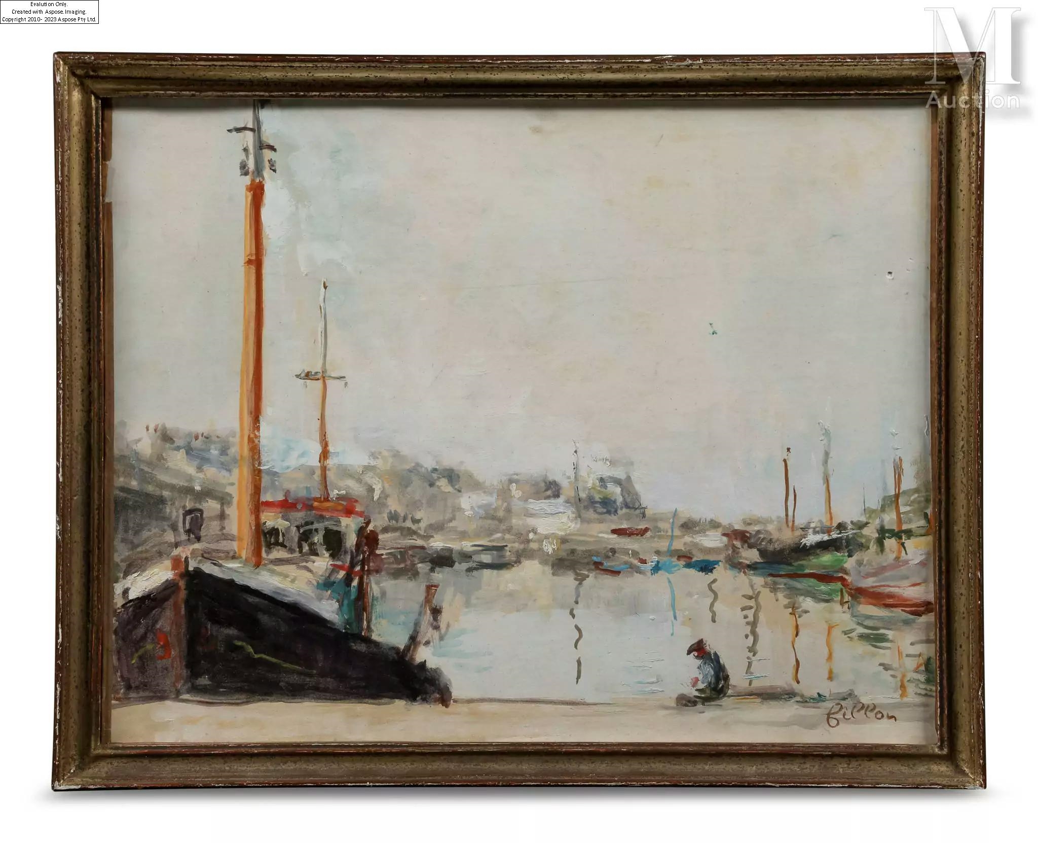 Arthur Fillon | Bateau à quai | MutualArt