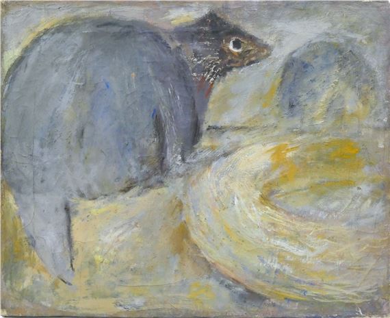 Arthur Runquist | Arthur or Albert Runquist ''Weasel Landscape'' Oil on ...