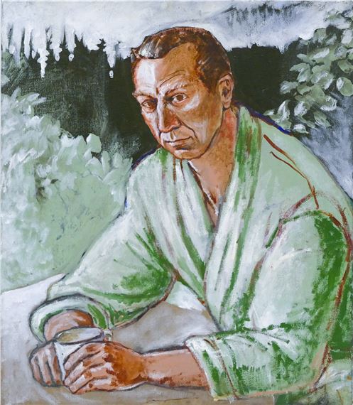 Neil Meitzler | Neil Meitzler ''Portrait of Jeff Forsythe'' 1965 Oil on ...