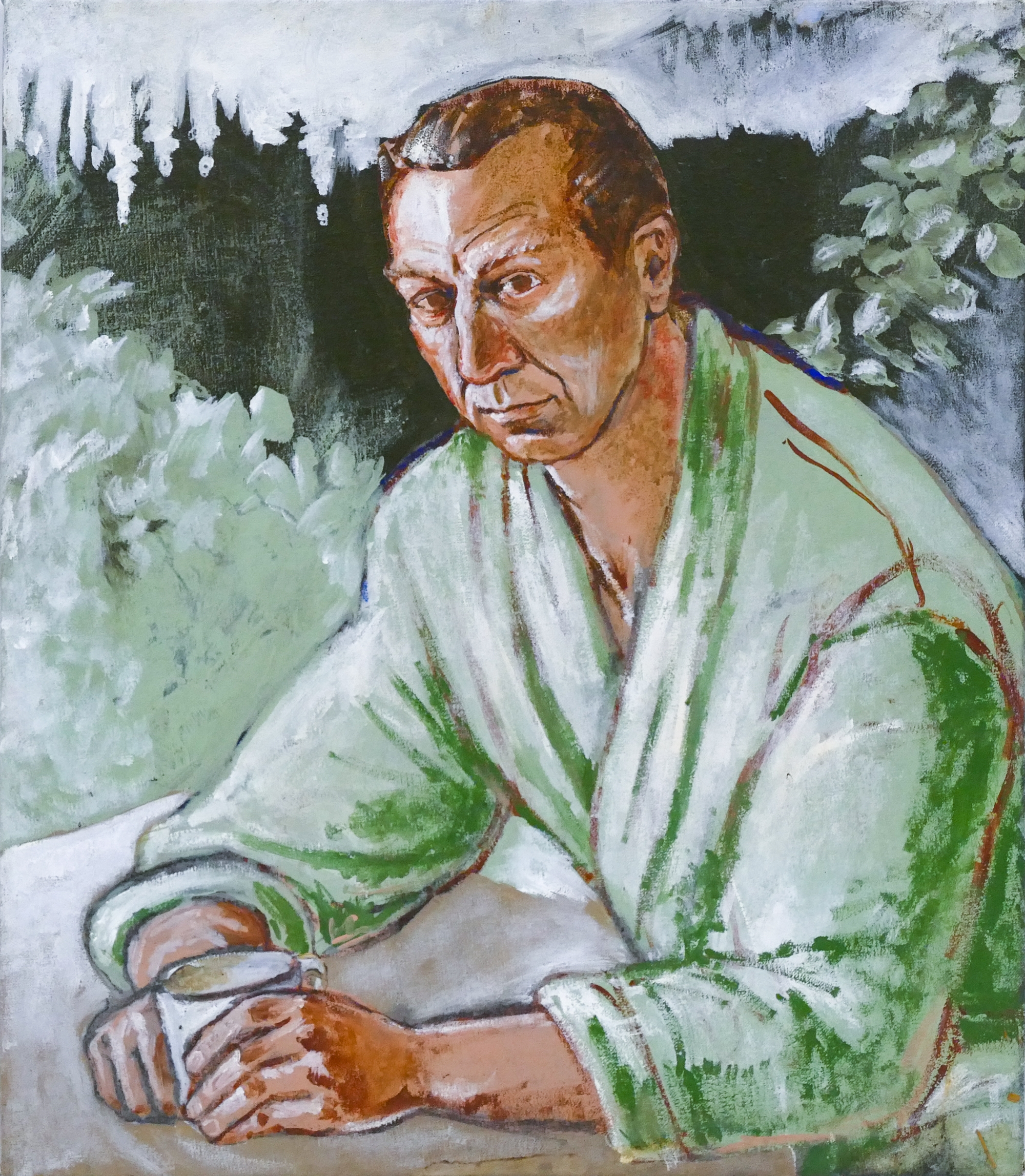 Neil Meitzler | Neil Meitzler ''Portrait of Jeff Forsythe'' 1965 Oil on ...
