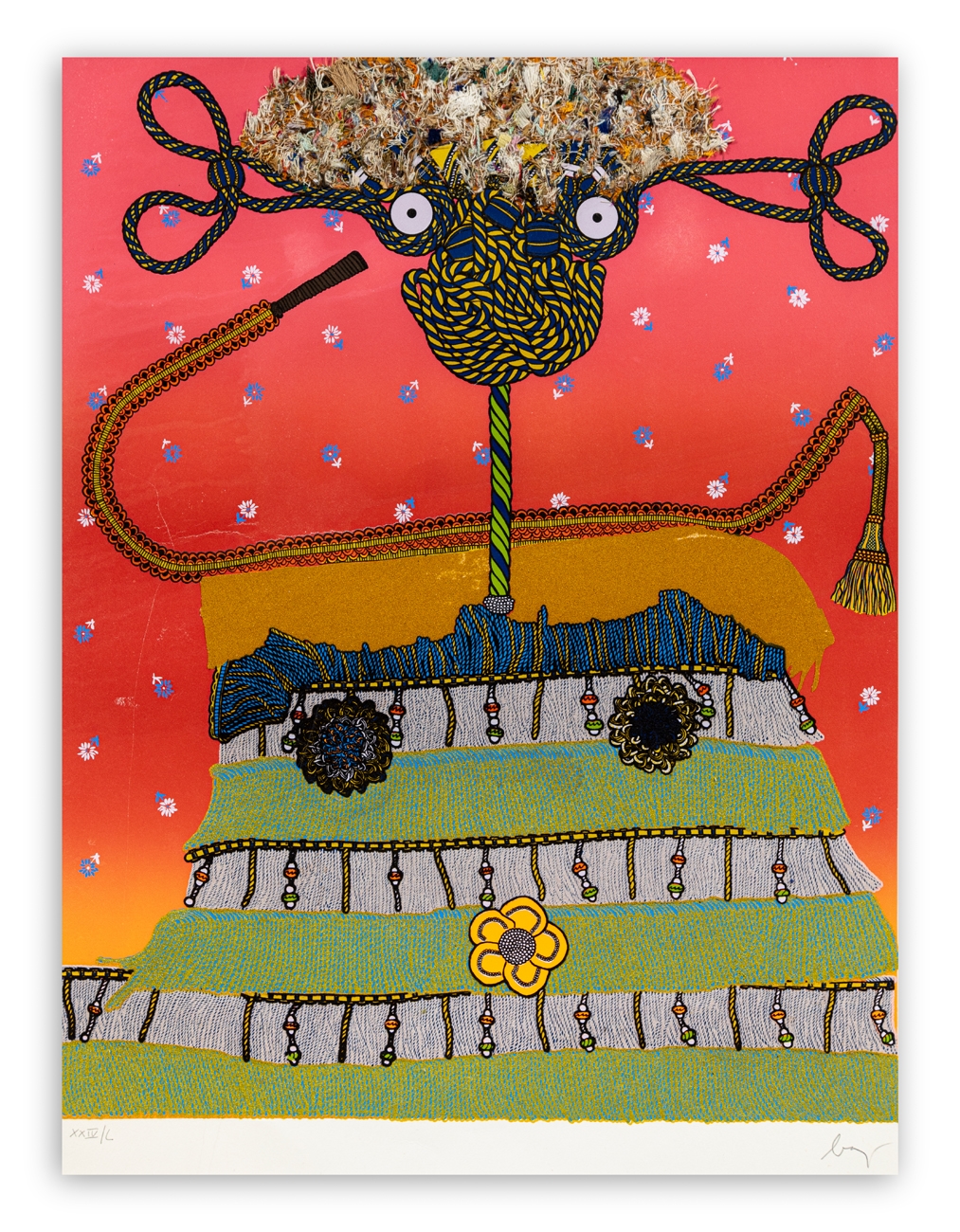 Enrico Baj | Cristina di Lorena (1975) | MutualArt