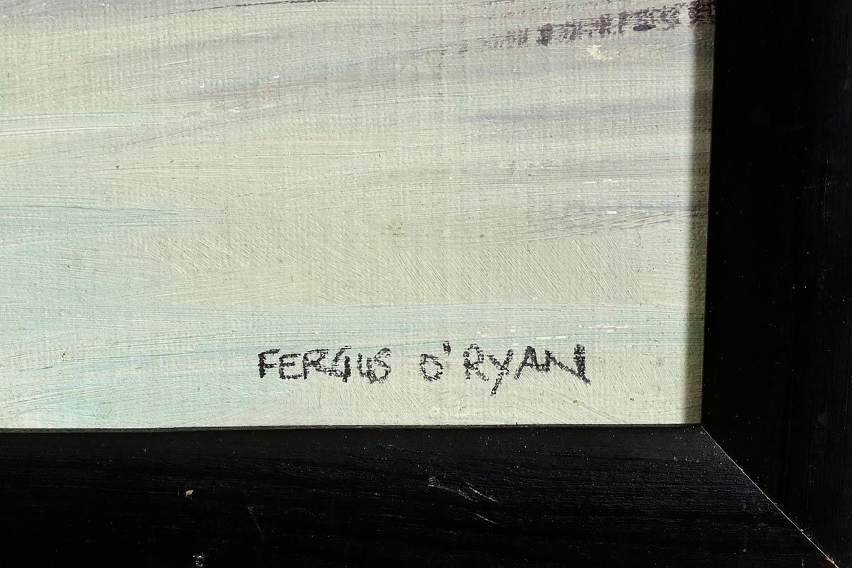 Fergus O'Ryan | Currachs on the Shore | MutualArt