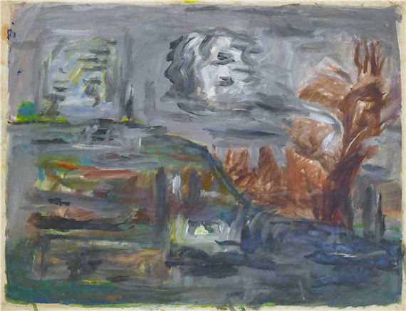 Arthur Runquist | Arthur or Albert Runquist ''Leveled Landscape'' Oil ...