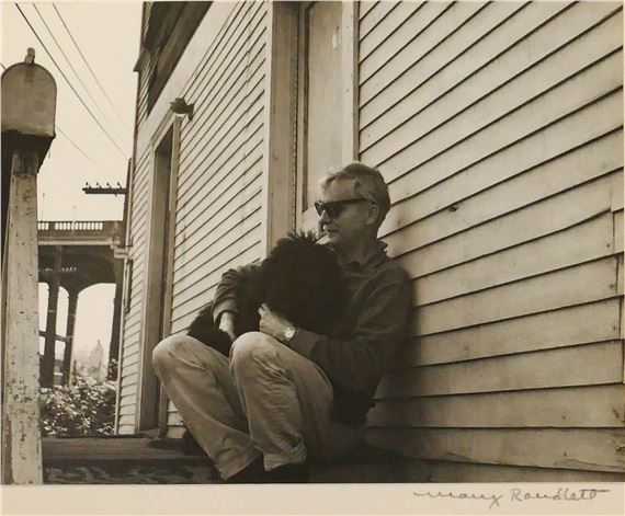 Mary Randlett | Mary Randlett ''William Cumming with Dog'' Photograph ...