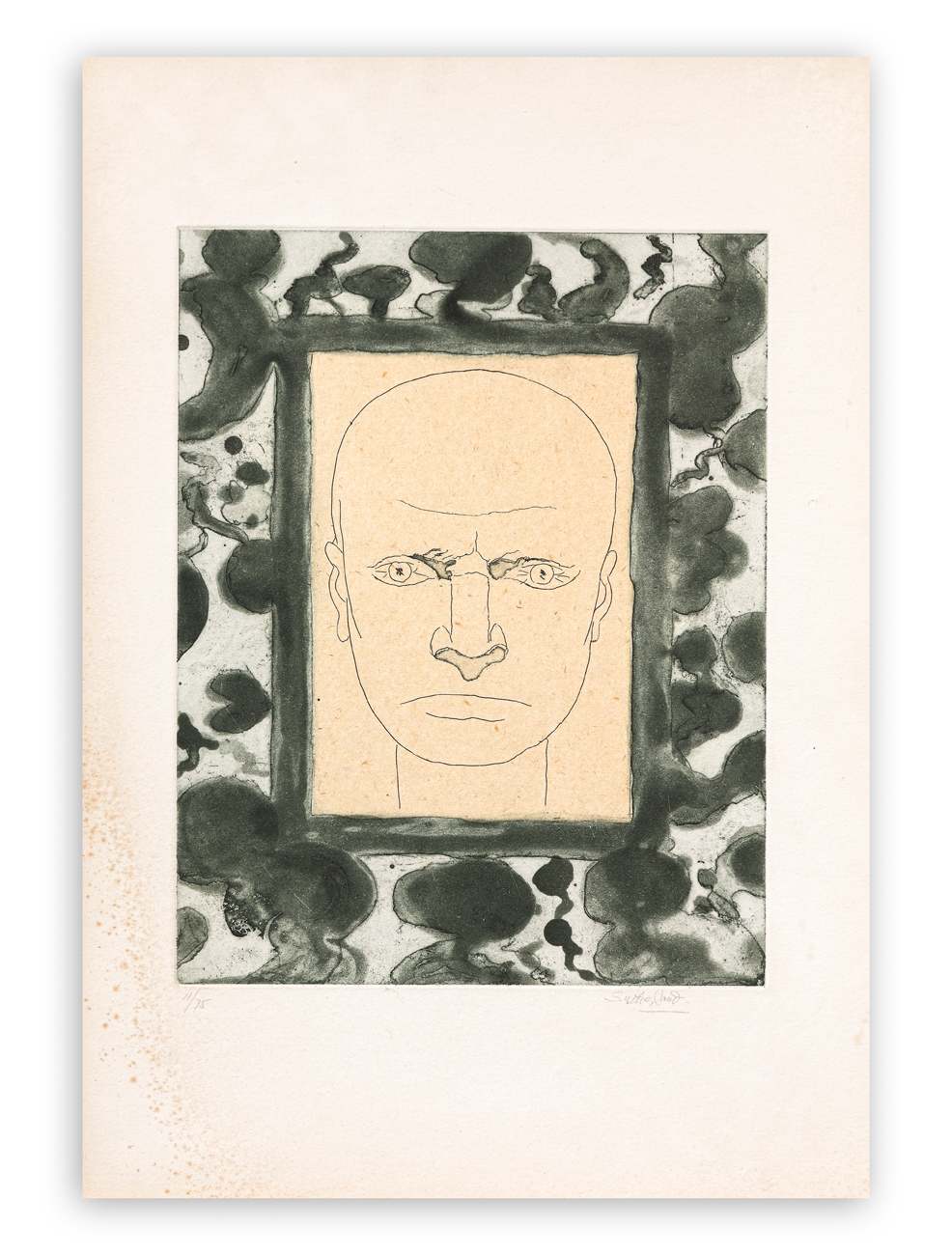 Graham Sutherland | Ritratto di William Blake (1973) | MutualArt