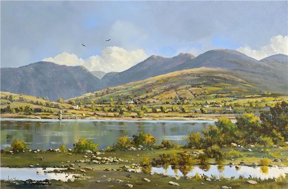 David Overend | The Mournes Across Lough Island Reavy | MutualArt