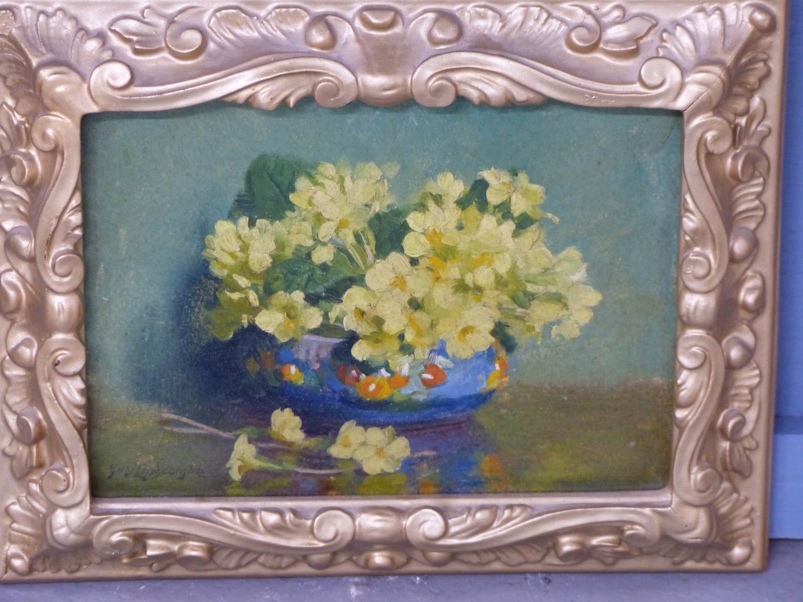 Guy Lipscombe | STILL LIFE OF PRIMROSES IN A BOWL | MutualArt