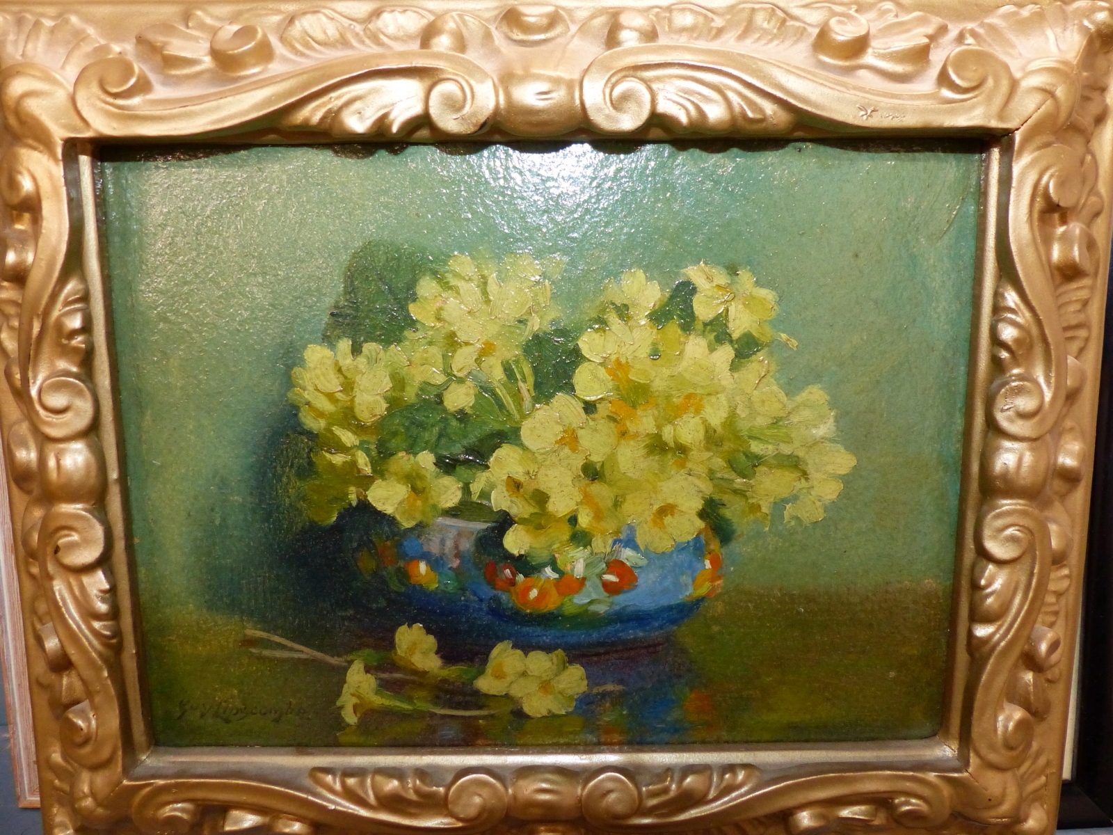 Guy Lipscombe | STILL LIFE OF PRIMROSES IN A BOWL | MutualArt