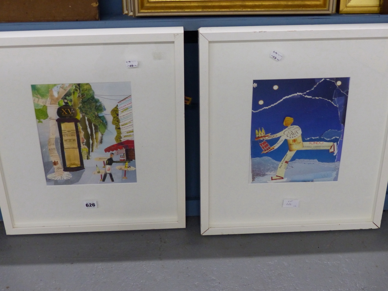 M. Bennett | A PAIR OF COLLAGE PICTURES | MutualArt