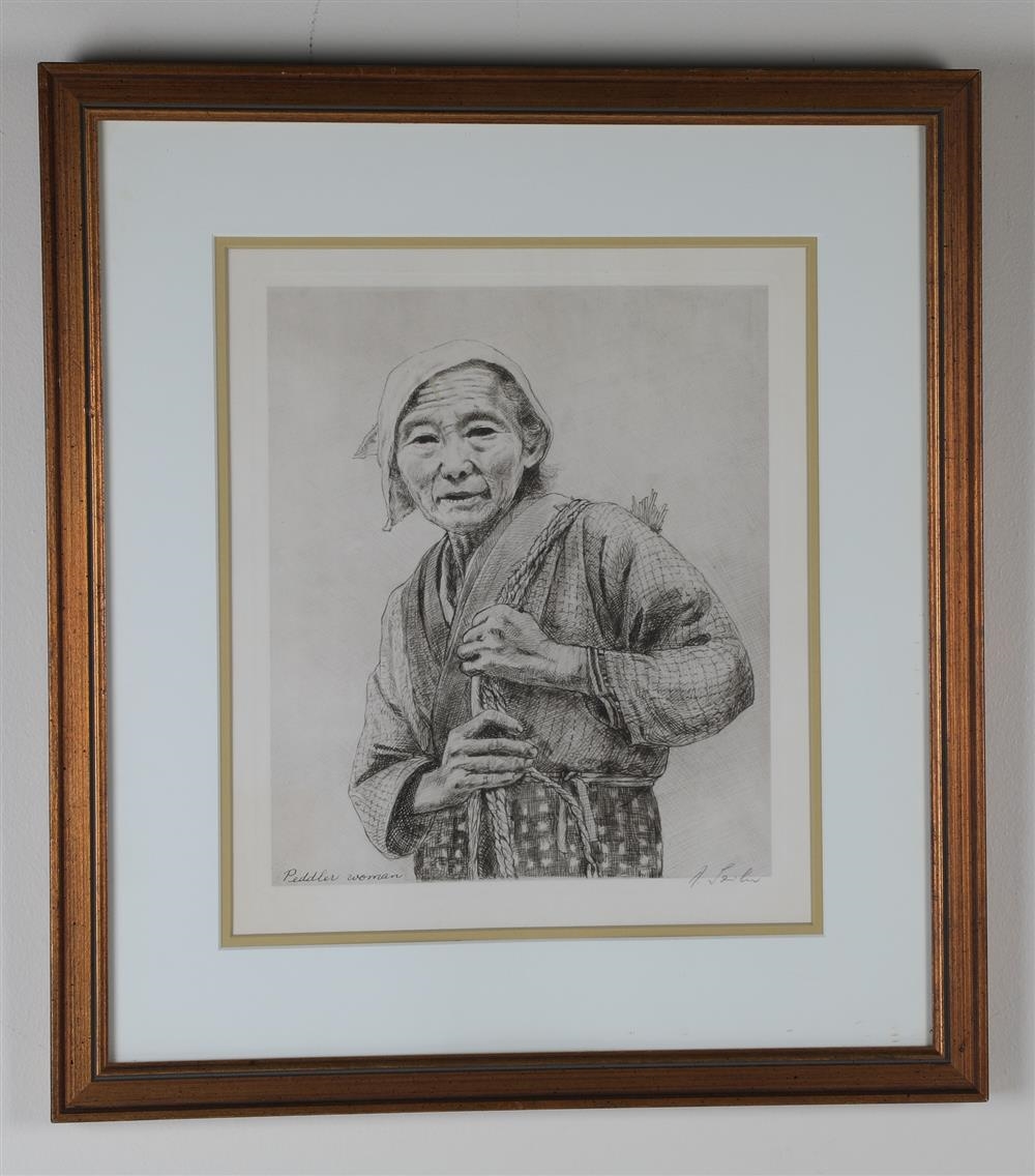 Rudolf Seiler | Two works: The Wood Carver And The Peddler Woman ...