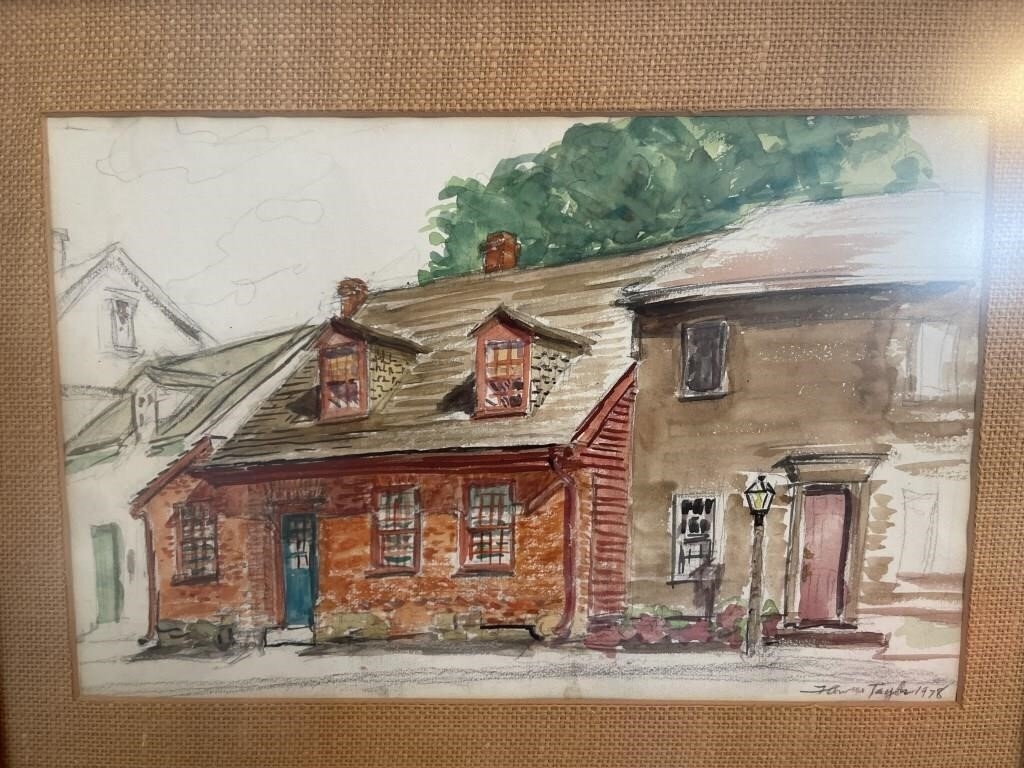 Florence Starr Taylor | Brick, and stucco homes (1978) | MutualArt