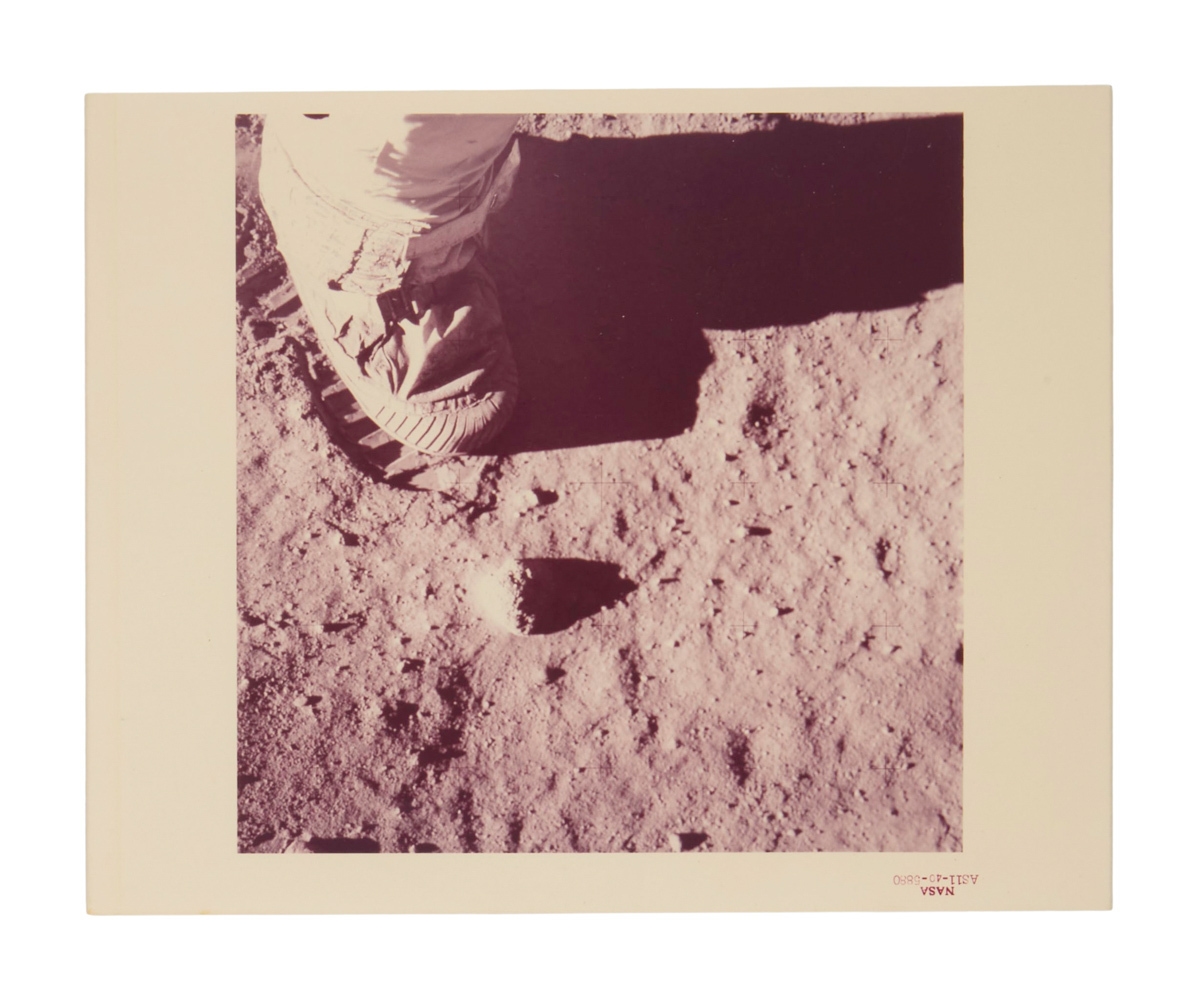 NASA | NASA - Apollo 11 | Buzz Aldrin'S Boot On The Lunar Surface Red ...