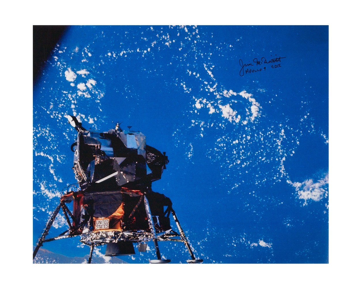 NASA | NASA - Apollo 9 | James McDivitt Signed Spider / Ocean ...