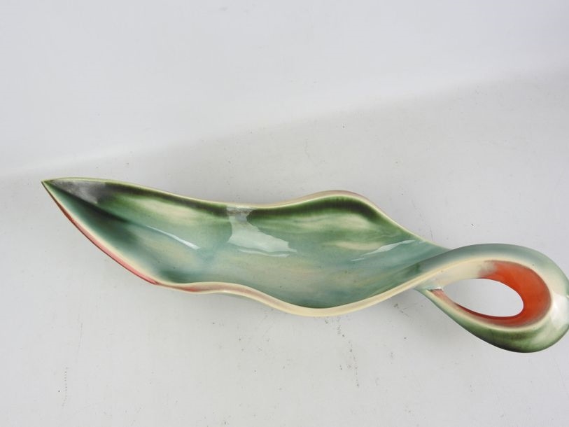 Maxime Fillon | Large glazed ceramic bowl in the form of a stylized ...