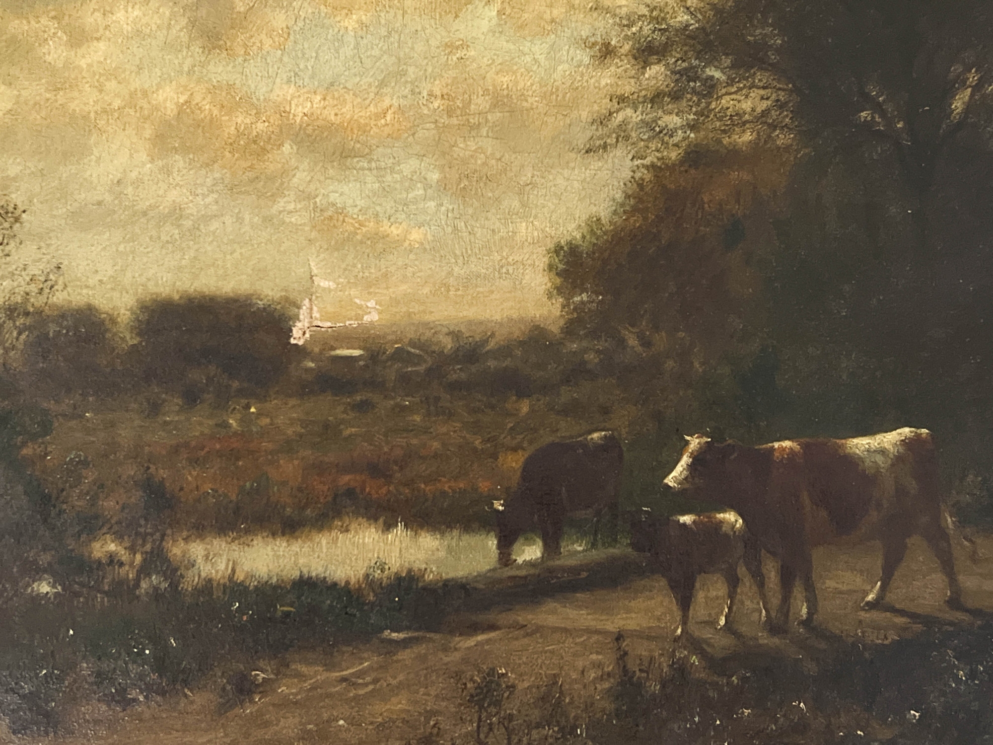 James McDougal Hart | Untitled (Landscape with Cows) | MutualArt