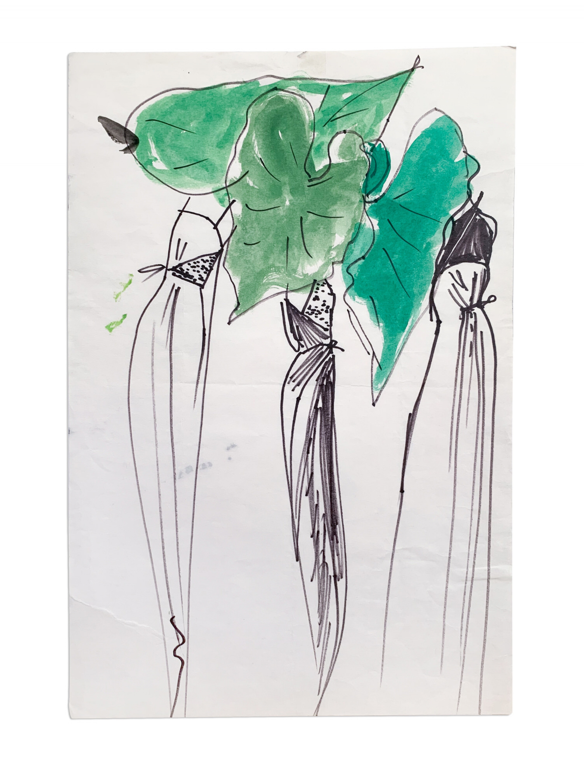 Joe Eula | 4 Illustrations for Geoffrey Beene (1994) (1994) | MutualArt